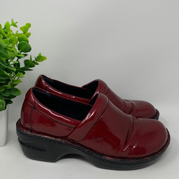 boc | Shoes | Boc Red Patent Clogs | Poshmark